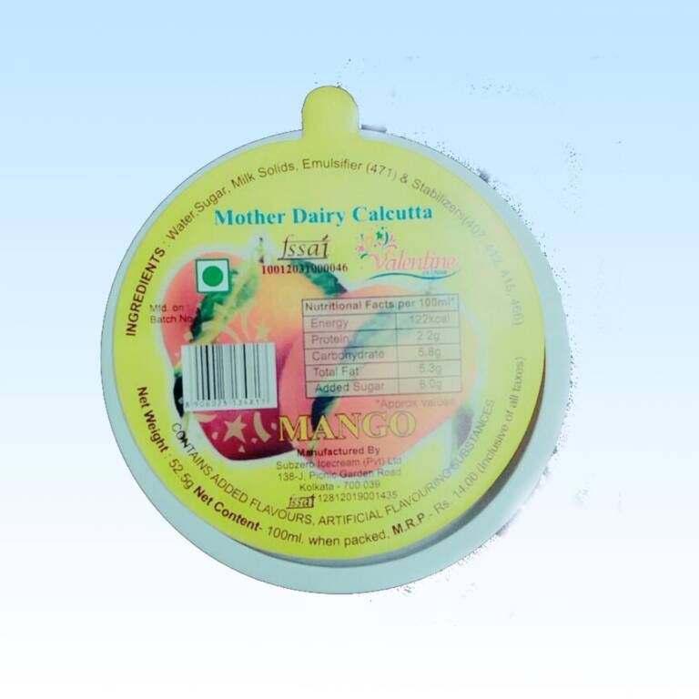 Mango - Mother Dairy Calcutta